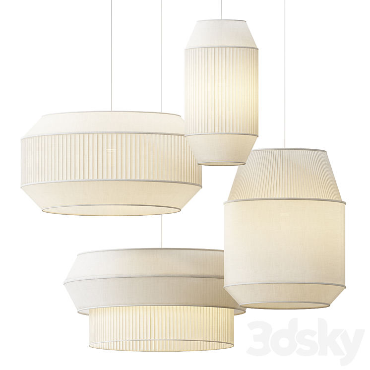 Delta Pendant Collection - Pendant light - 3D model
