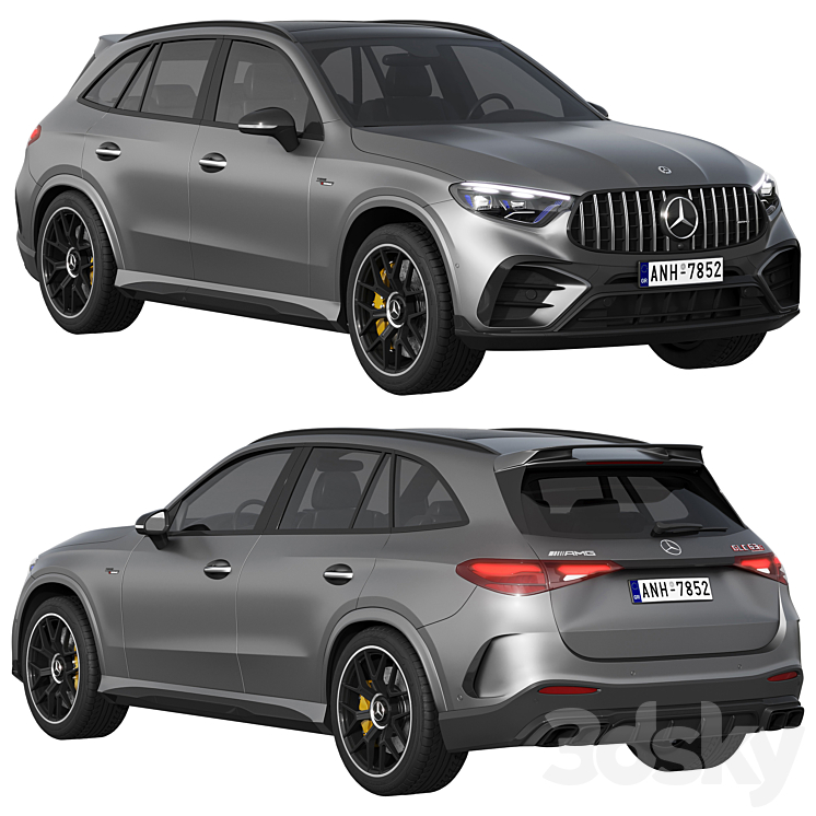 Mercedes-Benz GLC63 S AMG E Performance 2023 - Ground Transport - 3D model