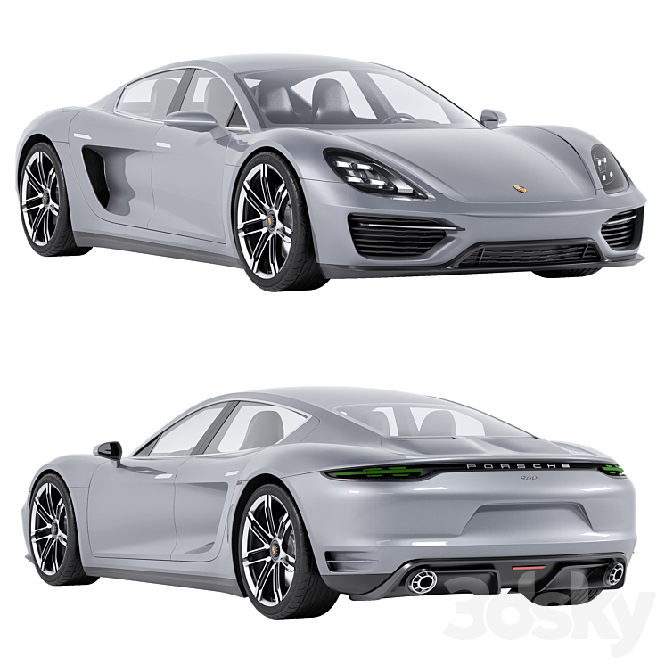 Porsche 960 Vision Turismo - Ground Transport - 3D model