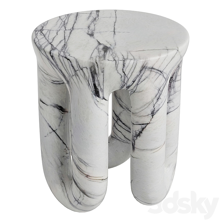 Studiotwentyseven Universe Stool - Chair - 3D model