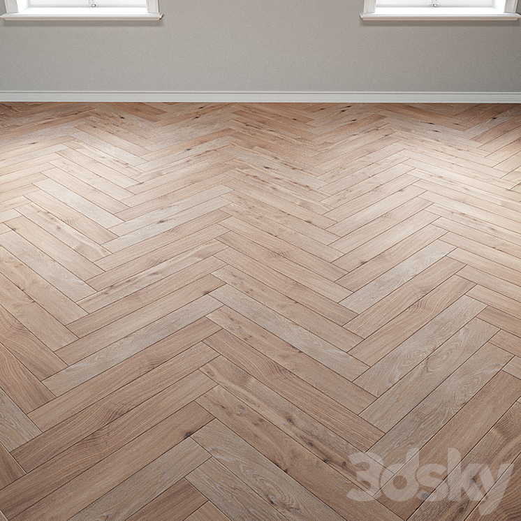 Legend White oil parquet - Wood - 3D model