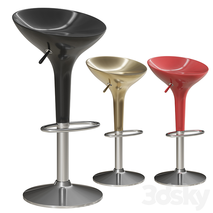 Special Bombo Stool - Chair - 3D model
