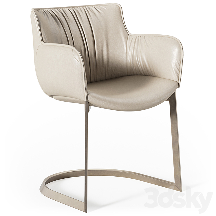 Cattelan Italia Rhonda cantilever chair - Chair - 3D model