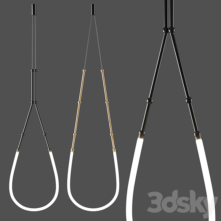 Alrik one - Pendant light - 3D model