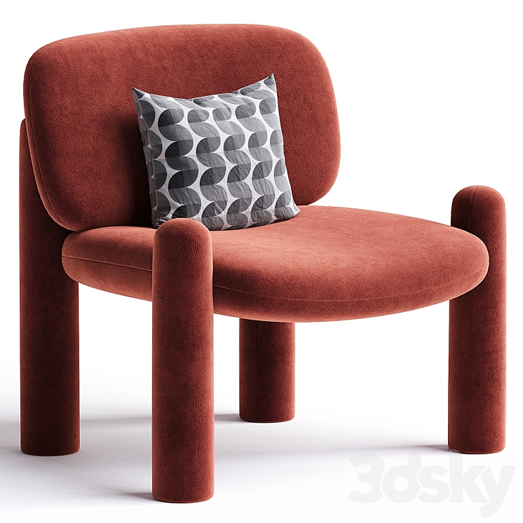 TOTTORI Armchair By Driade - Arm chair - 3D model