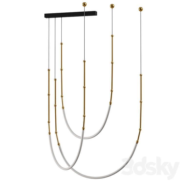 Alrik combo - Pendant light - 3D model