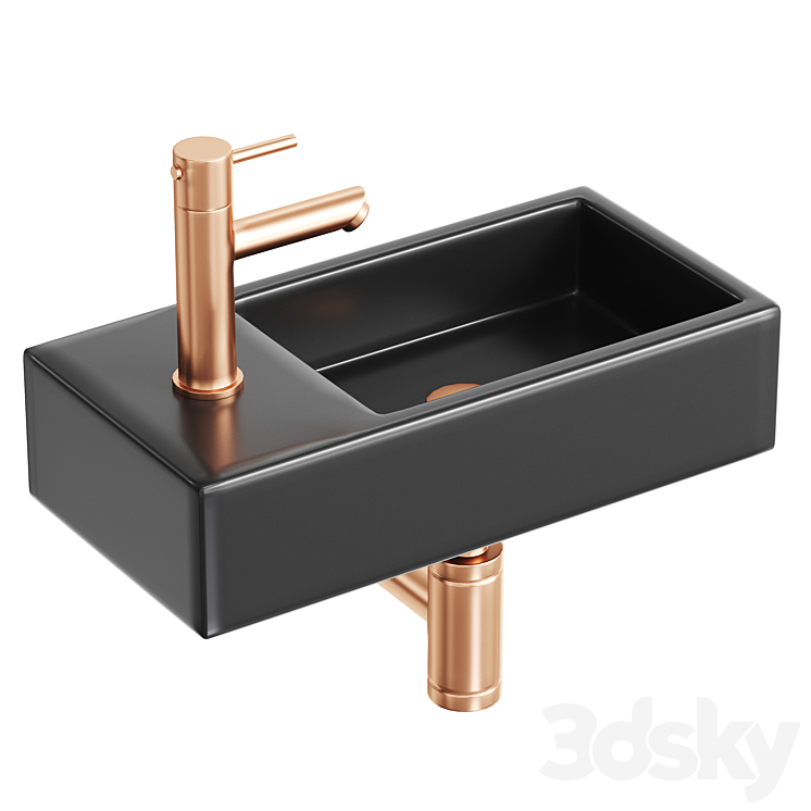 Mueller Mini Rhea washbin - Wash basin - 3D model