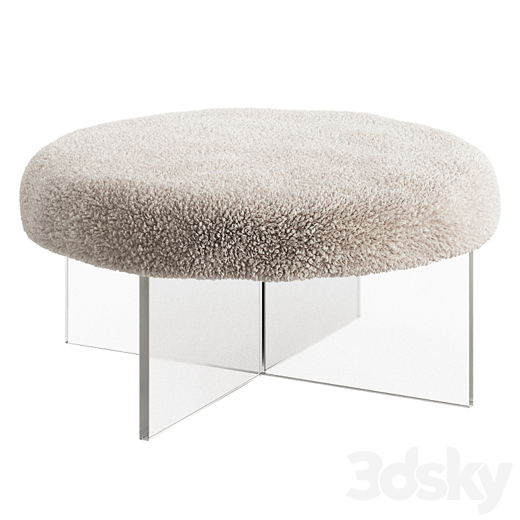 Jules Ottoman - Other soft seating - 3D model