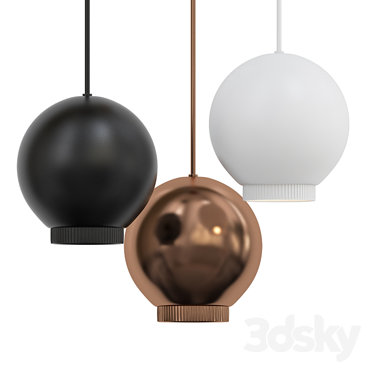 Spherical - Pendant light - 3D model