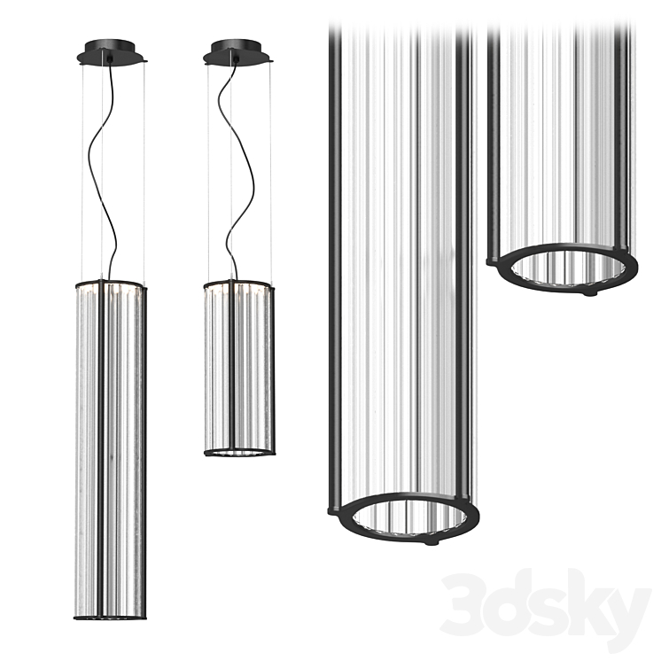 Alma light Totem II Ceiling Lamp - Pendant light - 3D model