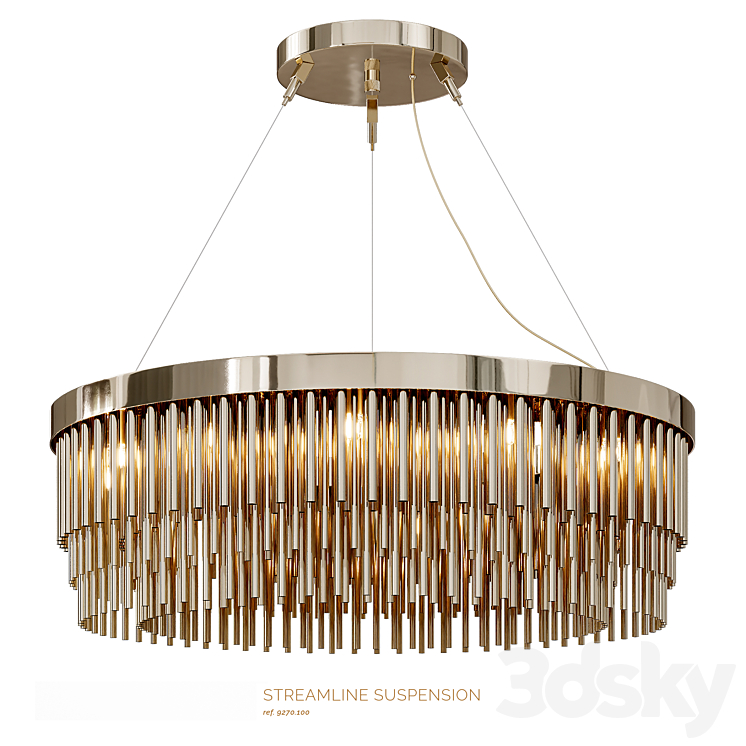 Castro STREAMLINE Suspension ref. 9270.100 - Pendant light - 3D model