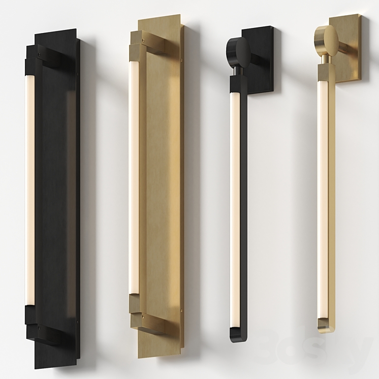 Pelle design - PRIS SCONCE - Wall light - 3D model