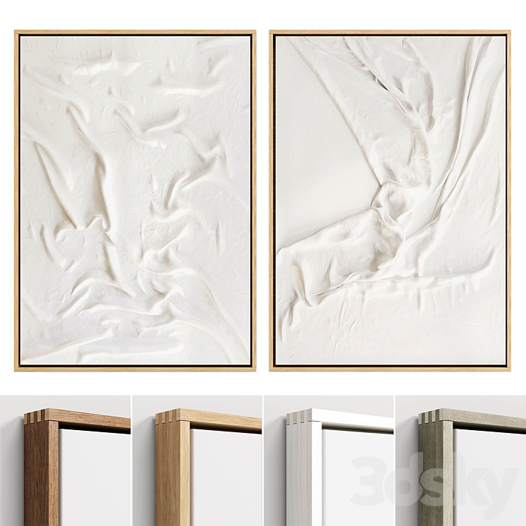 Plaster Two Frame D-21 - Frame - 3D model