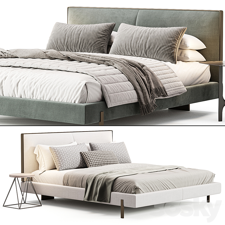 HOUSTON Bed by Diotti - Bed - 3D model