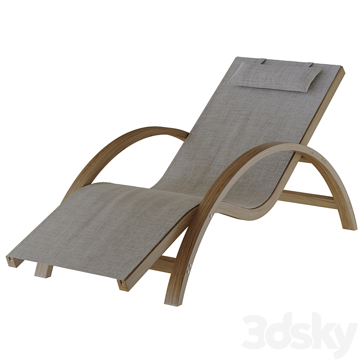 sling lounge chair by leisure season - Other soft seating - 3D model