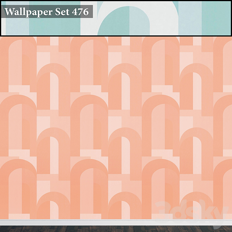 Wallpapers 476 - Wall covering - 3D model