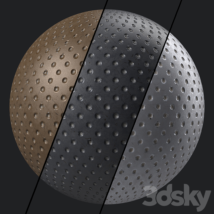 Metal Materials 59- Metal panels By Painting | Pbr 4k Seamless - Metal ...