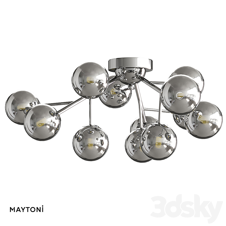 Ceiling lamp Dallas MOD545PL-12CH - Ceiling lamp - 3D model