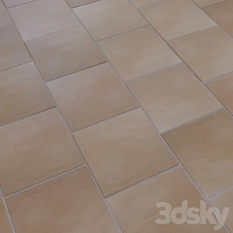 Porcelain tile DNA SQUARE 14x14 cm - Tile - 3D model