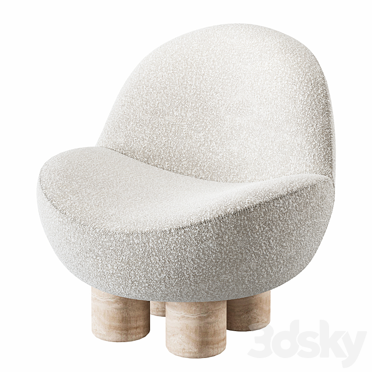 Hygge lounge chair - Arm chair - 3D model