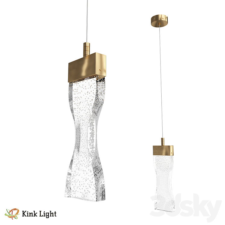 Pendant Asten gold 08511-1A,33 OM - Pendant light - 3D model