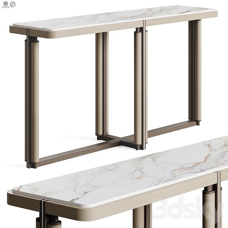 Frato Banff Console Table - Console - 3D model