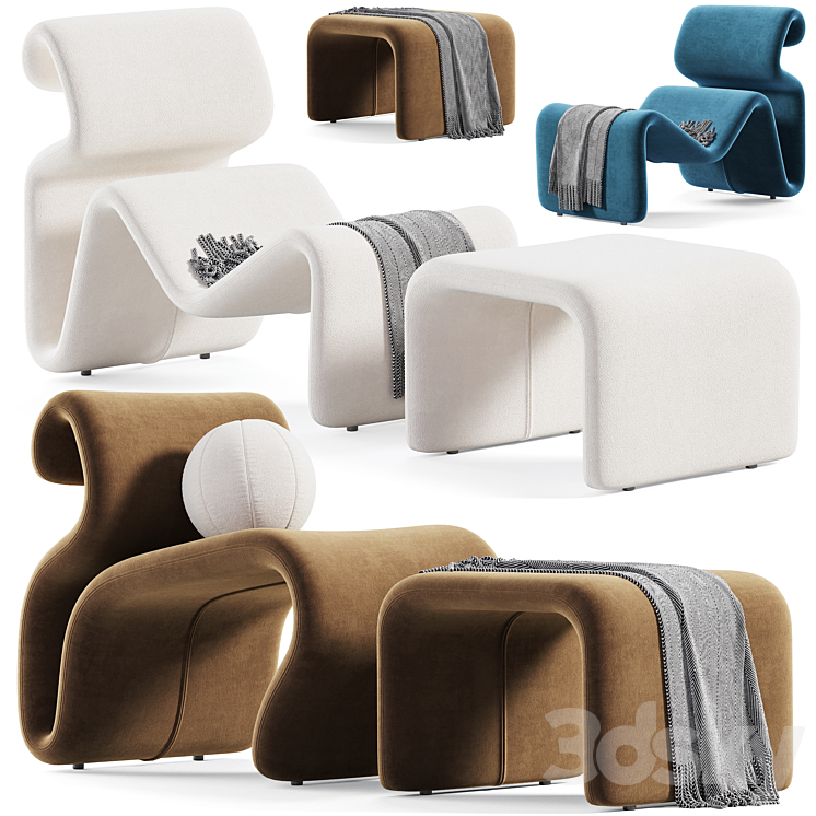 Etcetera armchair by Stylepark - Arm chair - 3D model