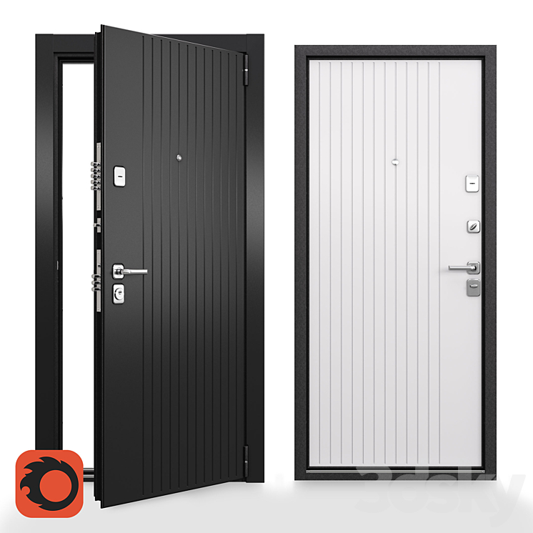 OM SUPER OMEGA PRO OP-L1 - Doors - 3D model