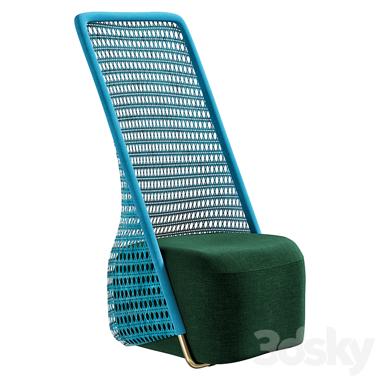 Cradle armchair by Benjamin Hubert - Arm chair - 3D model
