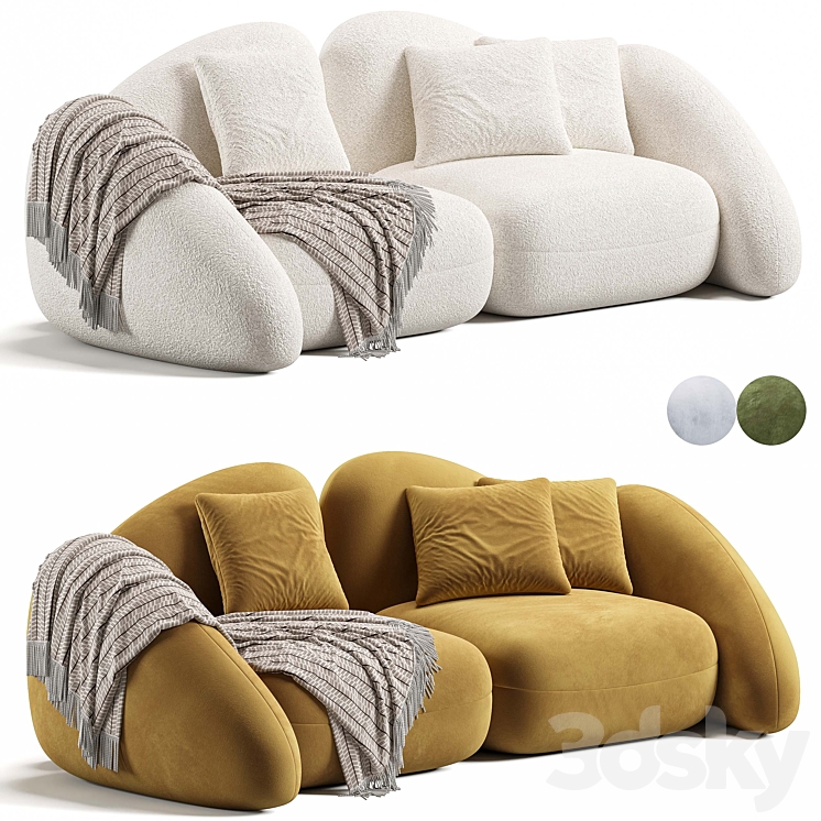 Sofa Lithos 1 - Sofa - 3D model