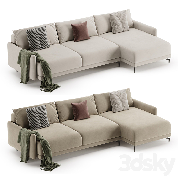 Archi Sofa by Skdesign - Sofa - 3D model