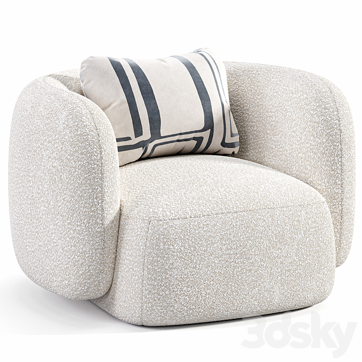 Domani Armchair By Performa - Arm chair - 3D model