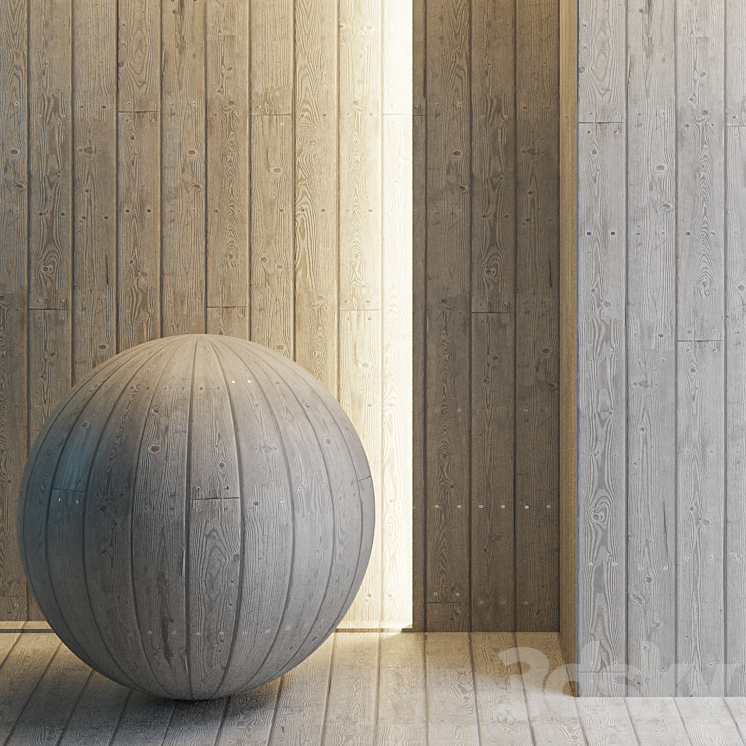 GRAY Terrace board - Wood - 3D model