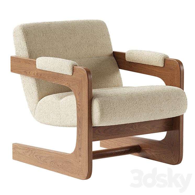 Lara Armchair - Arm chair - 3D model