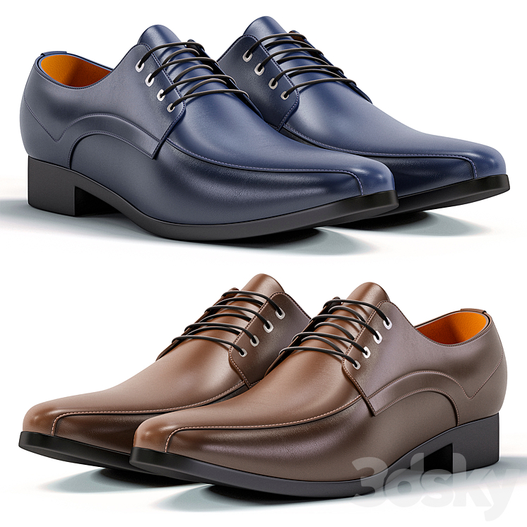 Mens shoes - Сlothes and Footwear - 3D model