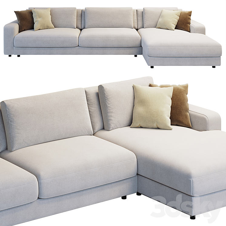 Bellini Corner Sofa - Sofa - 3D model