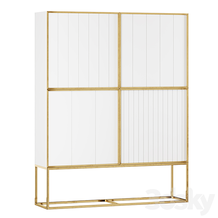 Amadeus cabinet with metal base from Meridiani - Wardrobe & Display ...