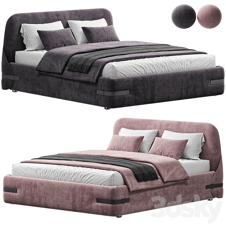 TAPE BED By NOVAMOBILI - Bed - 3D model