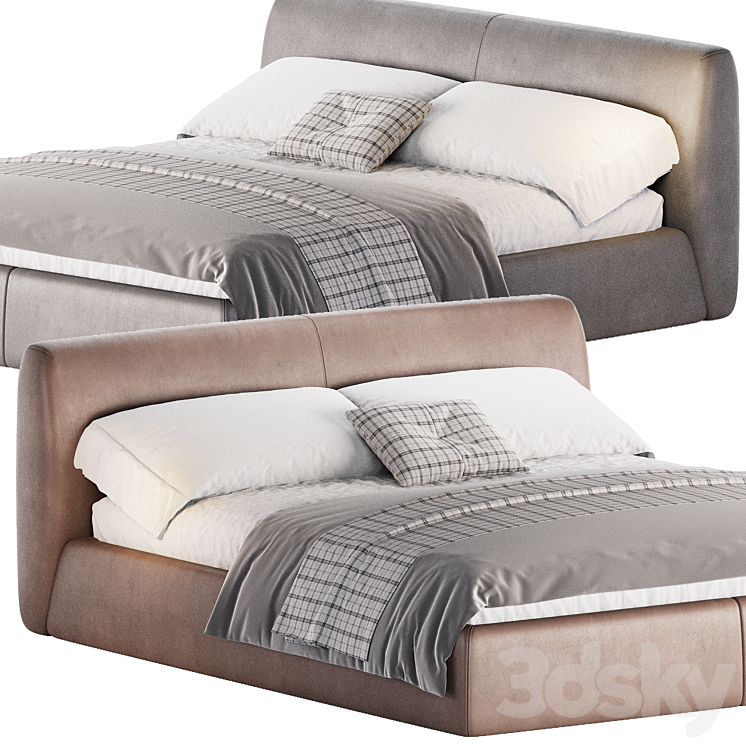 Nuvo bed - Bed - 3D model
