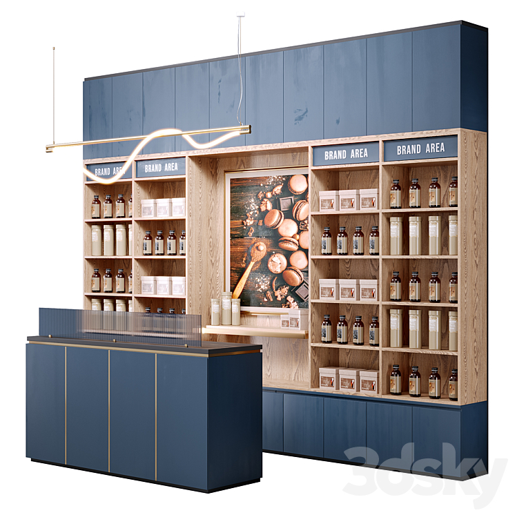 BlueWave Bakery - Shop - 3D model