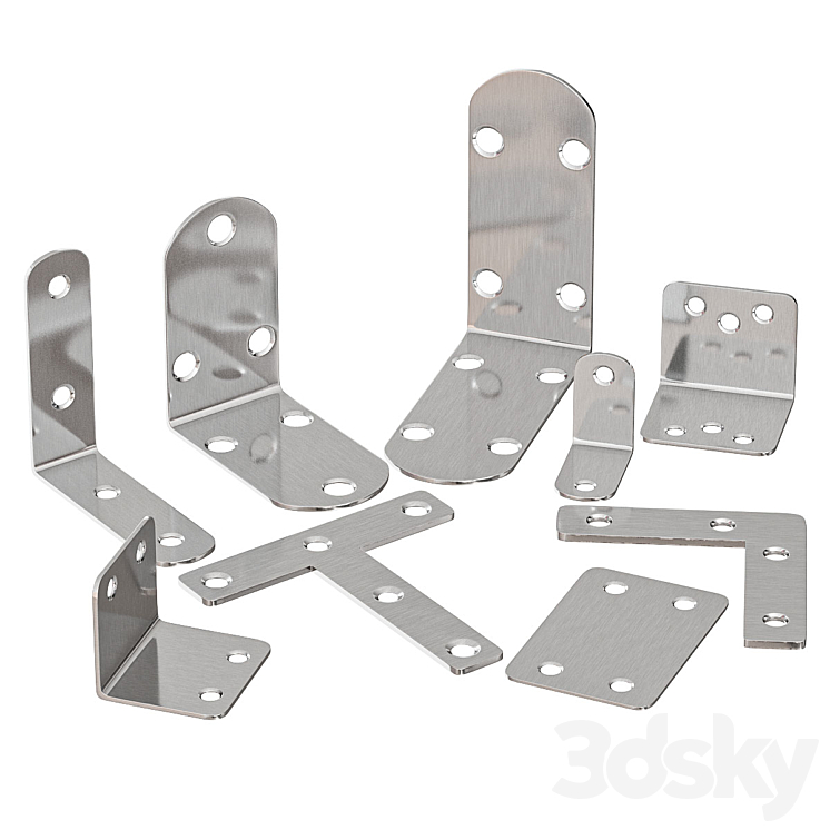 Small Angle Bracket Fixing L Shape Corner Joining Repair Metal Brace ...