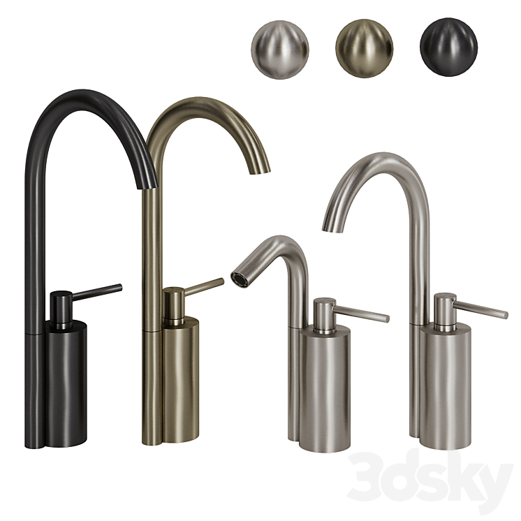 Quadro design - FFQT 2 - Faucet - 3D model