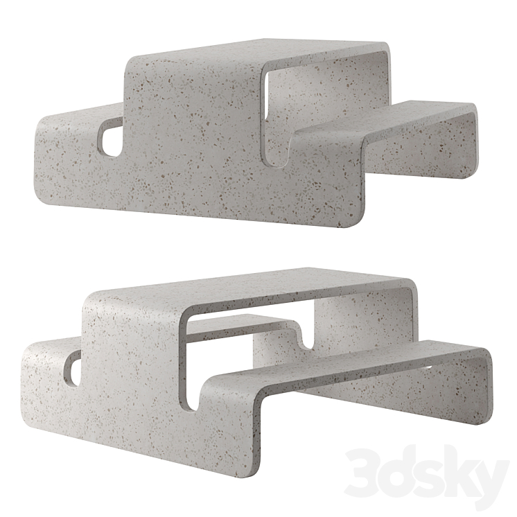 Tour Table-seat combinations by Durbanis - Table - 3D model