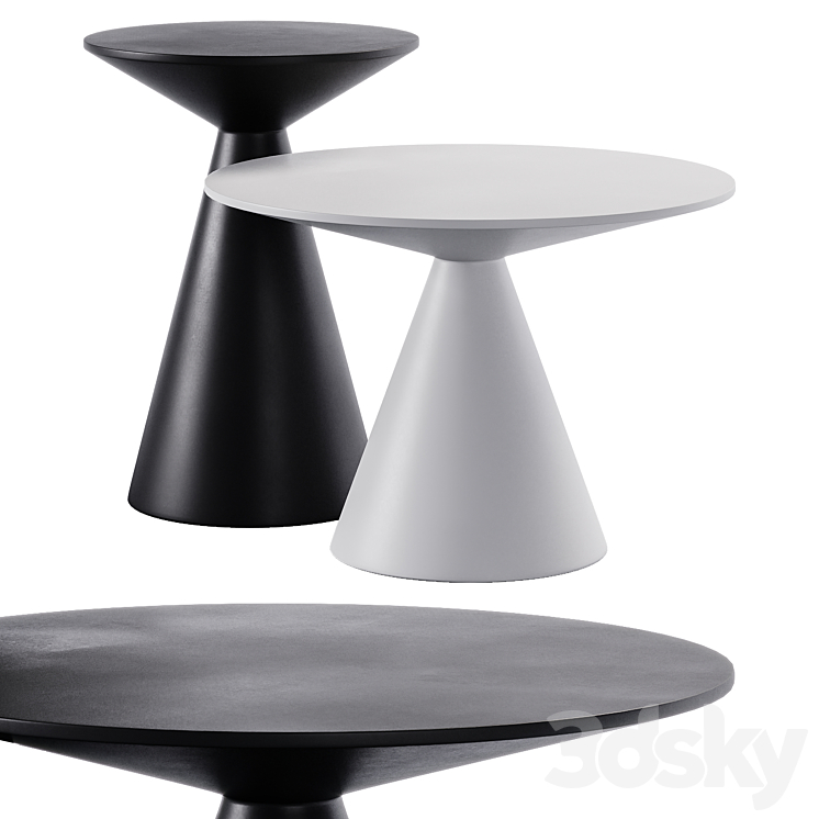 Luxury metal coffee table - Table - 3D model