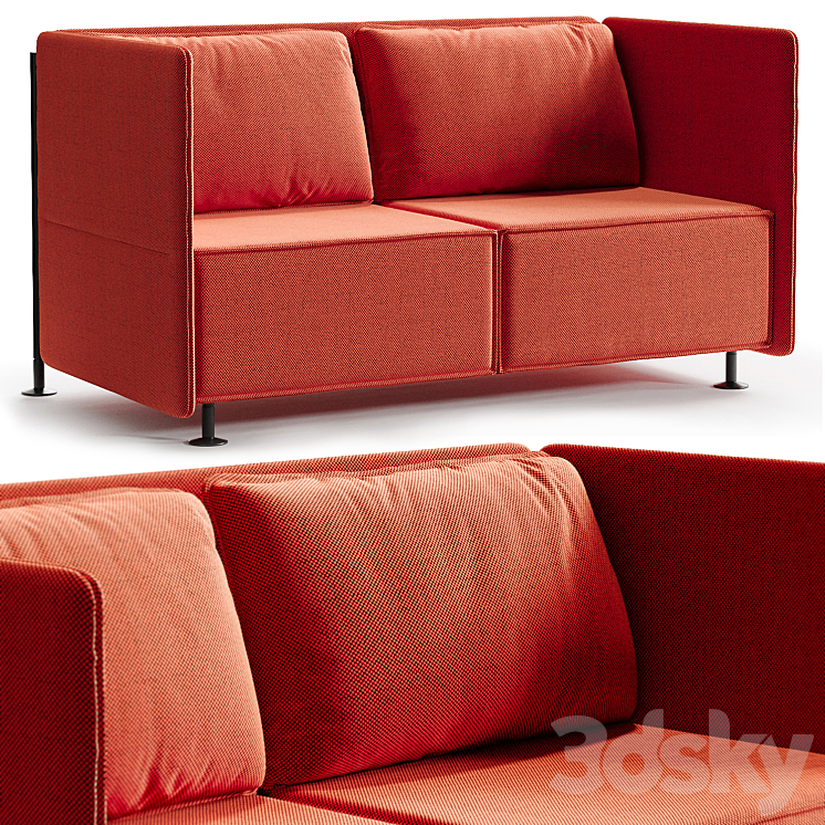 Unternehmenform Add Pad low sofa - Sofa - 3D model