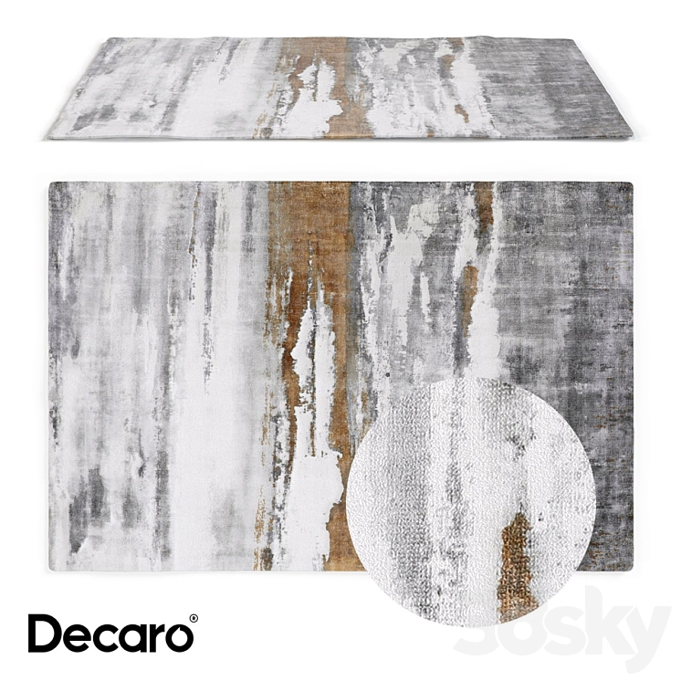 Viscose carpet Decaro Rugs D100004 - Carpets - 3D model