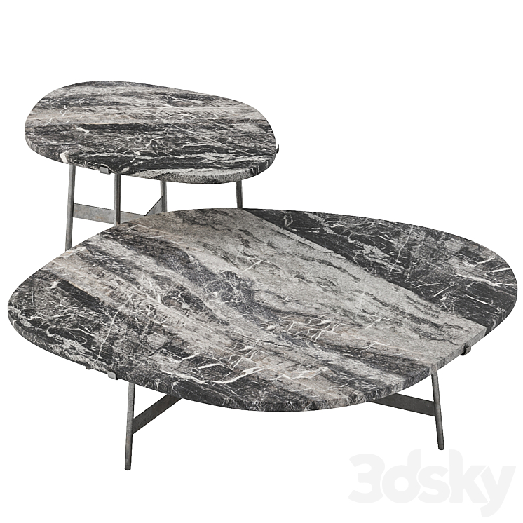 Primitive coffee table Henge - Table - 3D model
