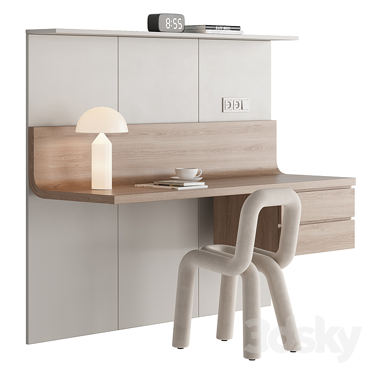 Workplace 002 KM - Office furniture - 3D model
