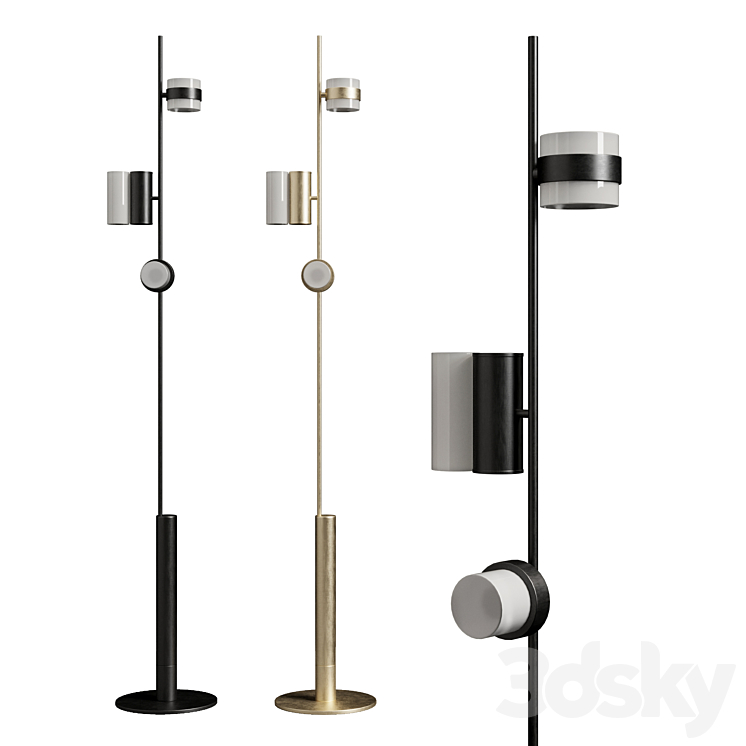 Typography Floor Lamp s by Rakumba - Floor lamp - 3D model