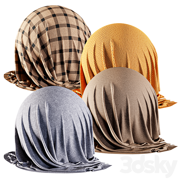 Fabric texture-collection-08 - Fabric - 3D model